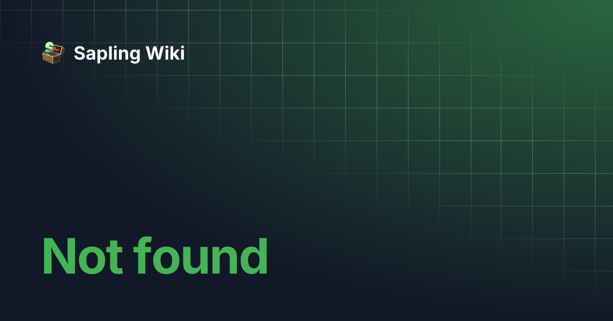 Fishing Tools | Sapling Wiki